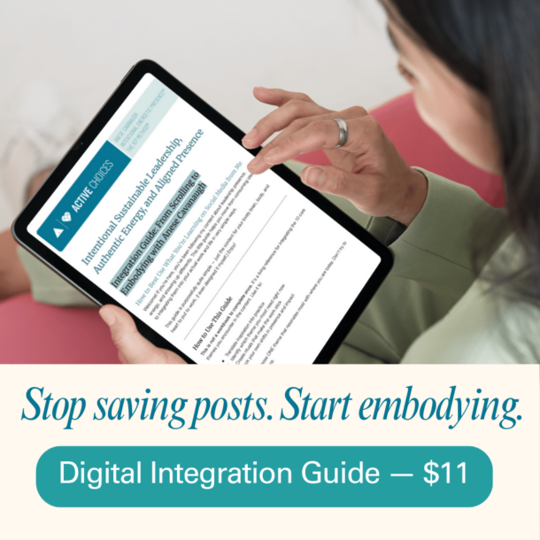 Integration Guide: From Scrolling to Embodying with Anese Cavanaugh ...